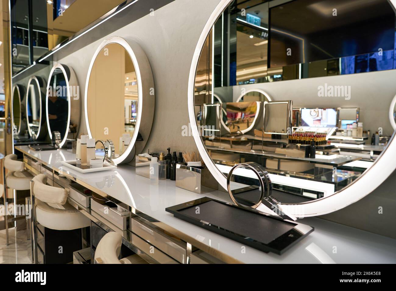 HONG KONG, CHINA - DECEMBER 04, 2023: interior shot of Tom Ford store ...