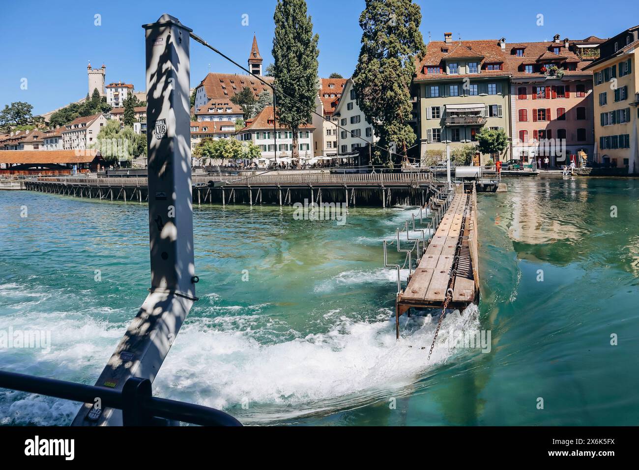 Needle dam in reuss river hi-res stock photography and images - Alamy