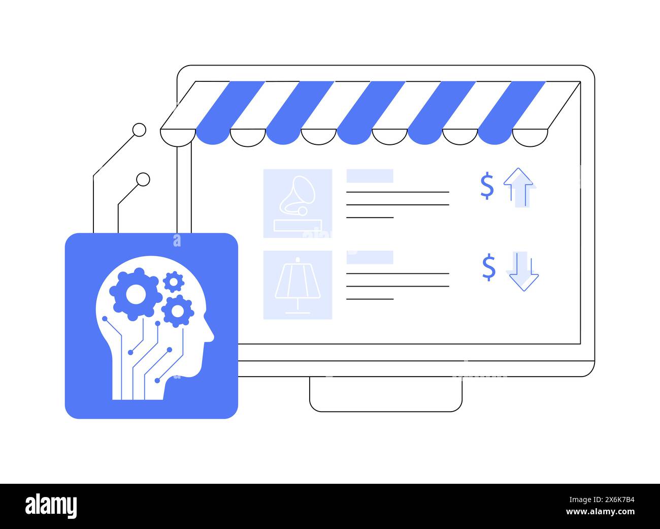AI-Dictated Dynamic Pricing abstract concept vector illustration Stock ... AI-Dictated Dynamic Pricing abstract concept vector illustration Stock ...
