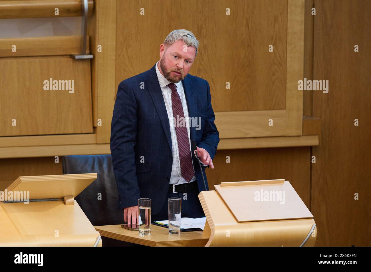 Edinburgh Scotland, UK 15 May 2024. Jamie Greene MSP at the Scottish ...