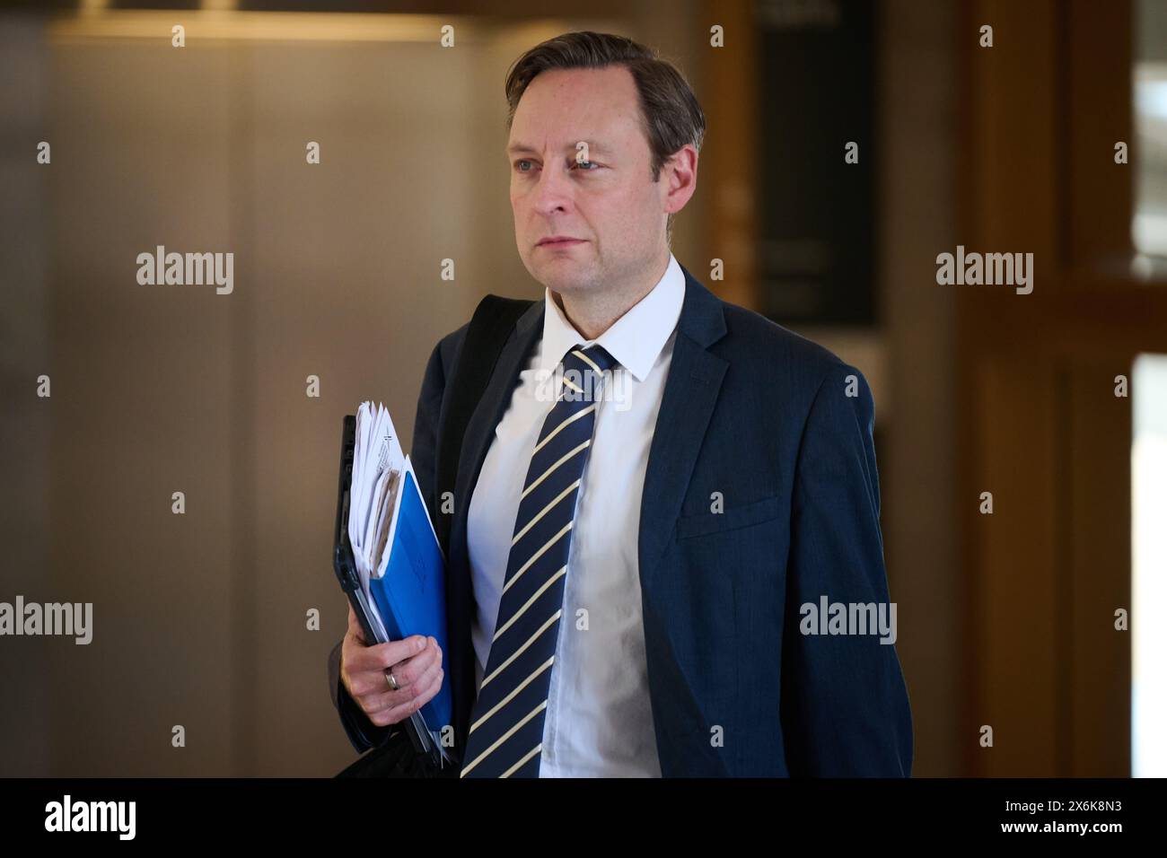 Edinburgh Scotland, UK 15 May 2024. Liam Kerr MSP at the Scottish ...