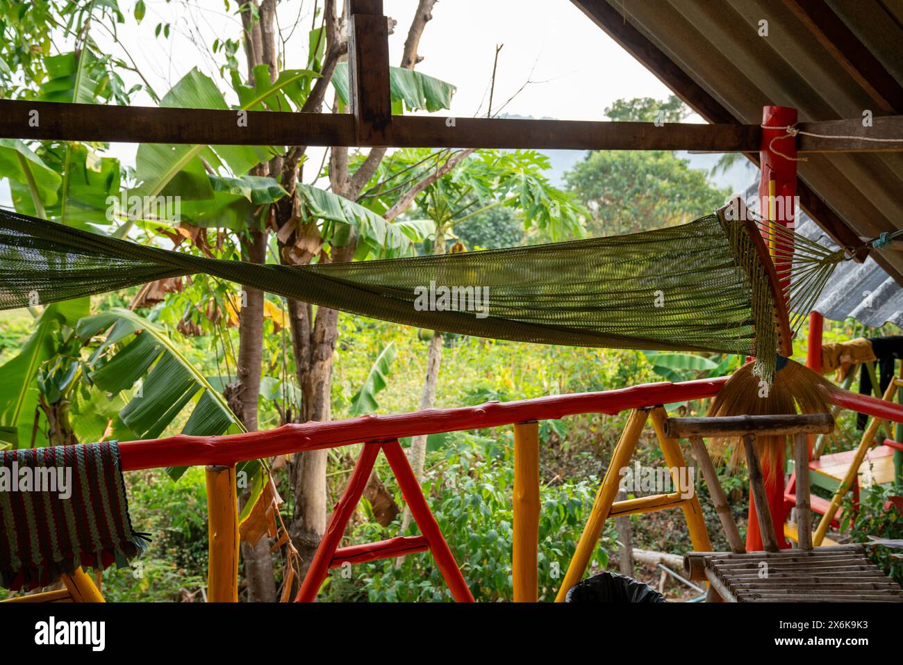 Colourful Wooden Hut Stock Photo - Alamy
