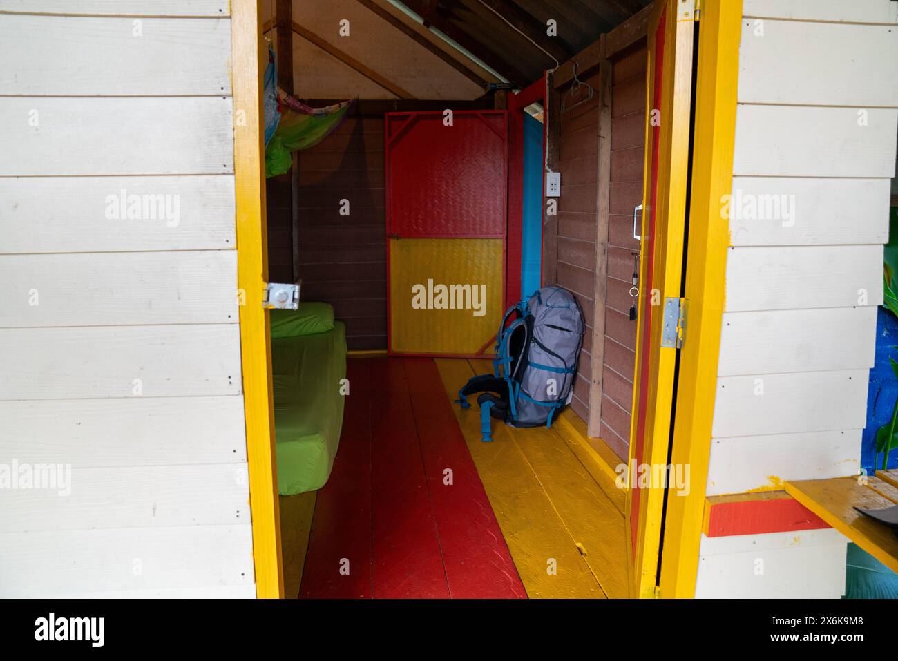 Colourful Wooden Hut Stock Photo - Alamy