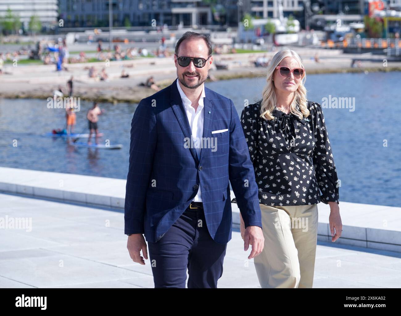 Oslo 20240515.King Frederik and Queen Mary of Denmark, Queen Sonja ...