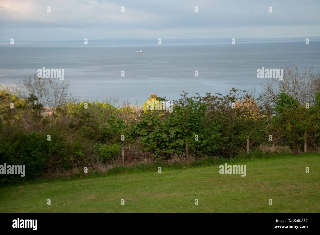 View across the Firth of Clyde from Whiting Bay, Isle of Arran ...