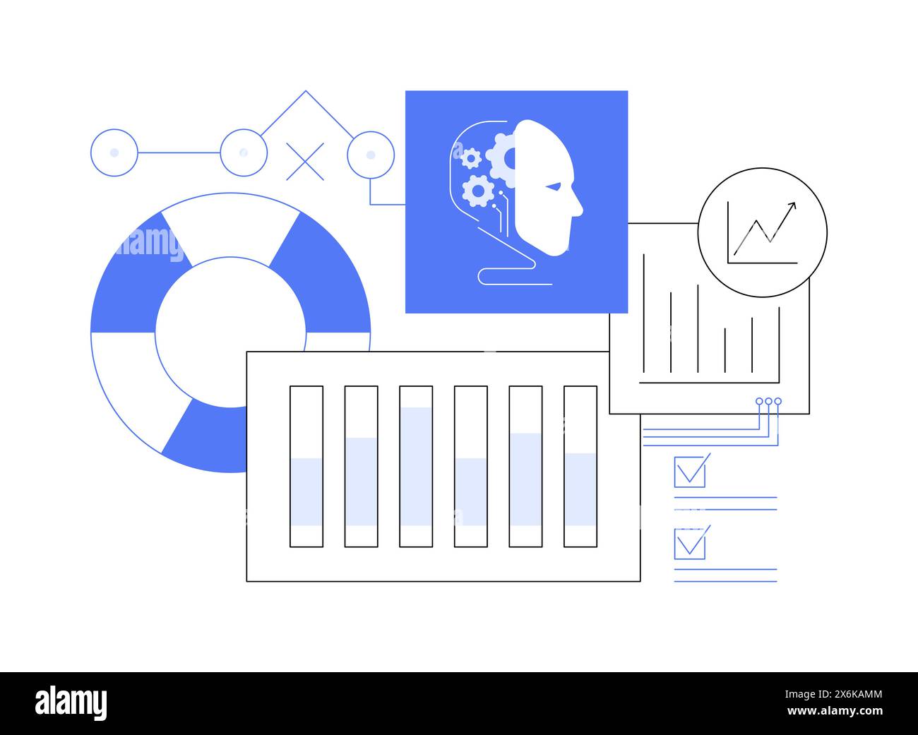 AI-Powered Crisis Response Simulation abstract concept vector ...