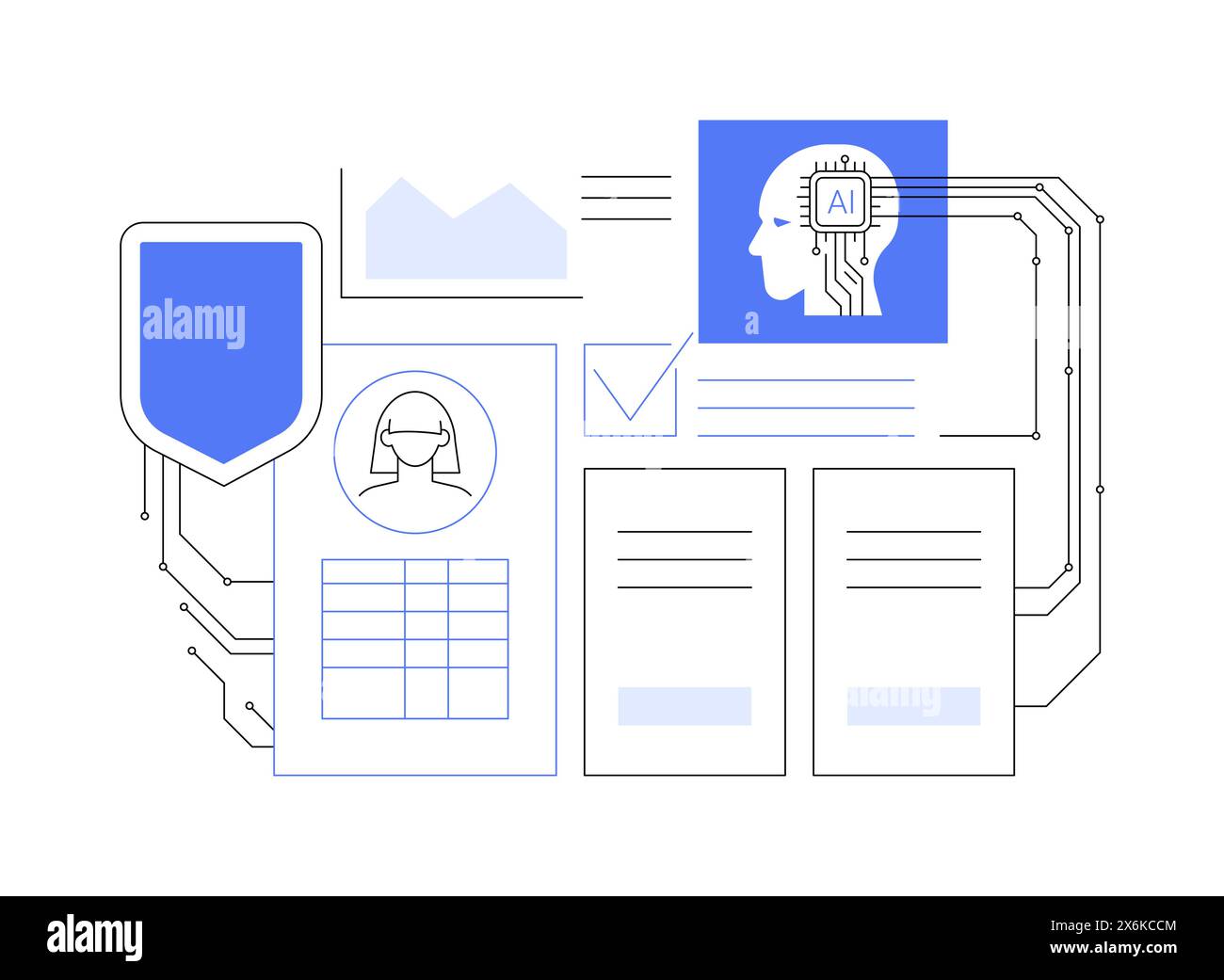 AI-Driven Policy Recommendations abstract concept vector illustration ...
