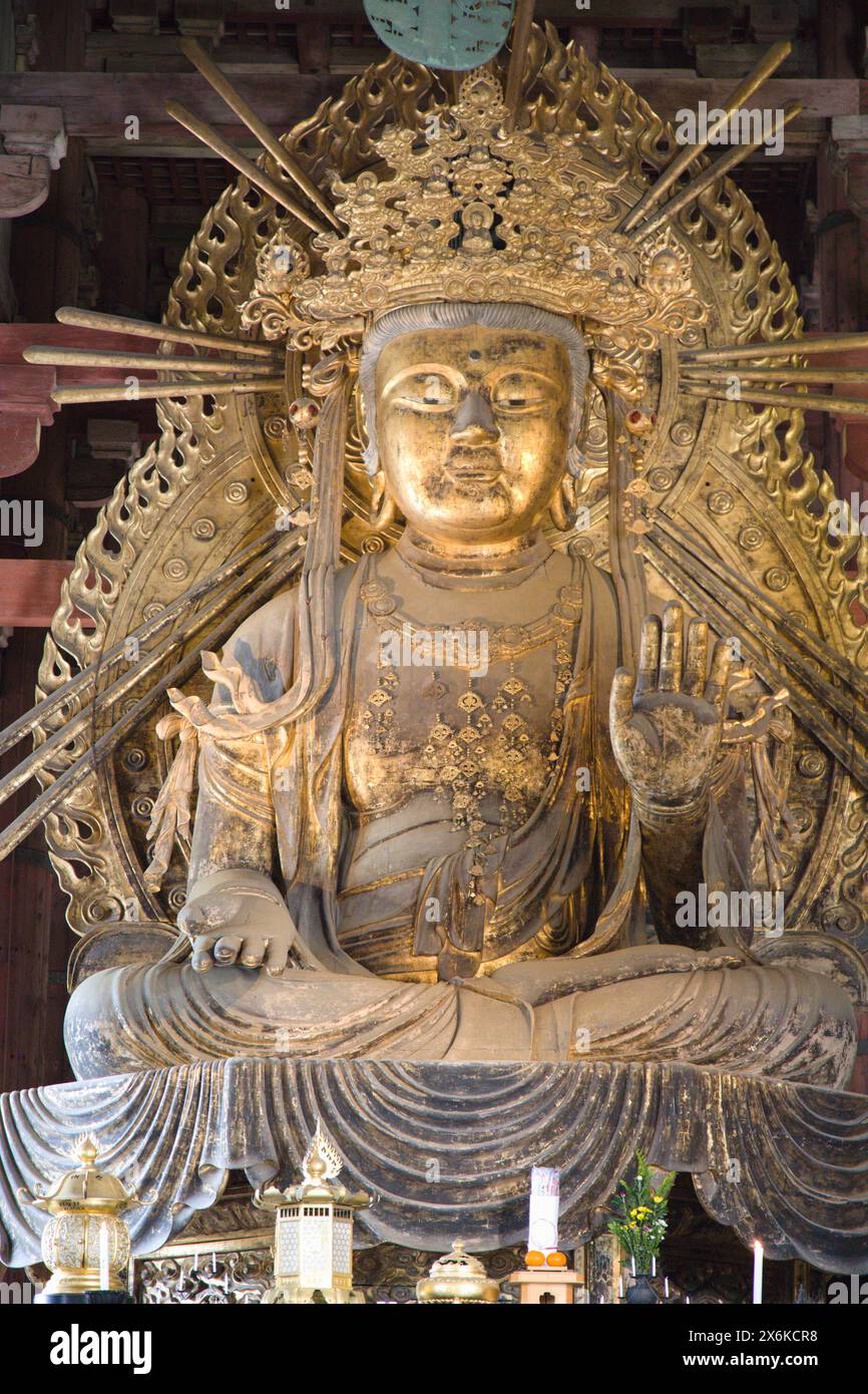 Japan, Nara, Todaiji Temple, Kokuzo Bodhisattva, statue Stock Photo - Alamy