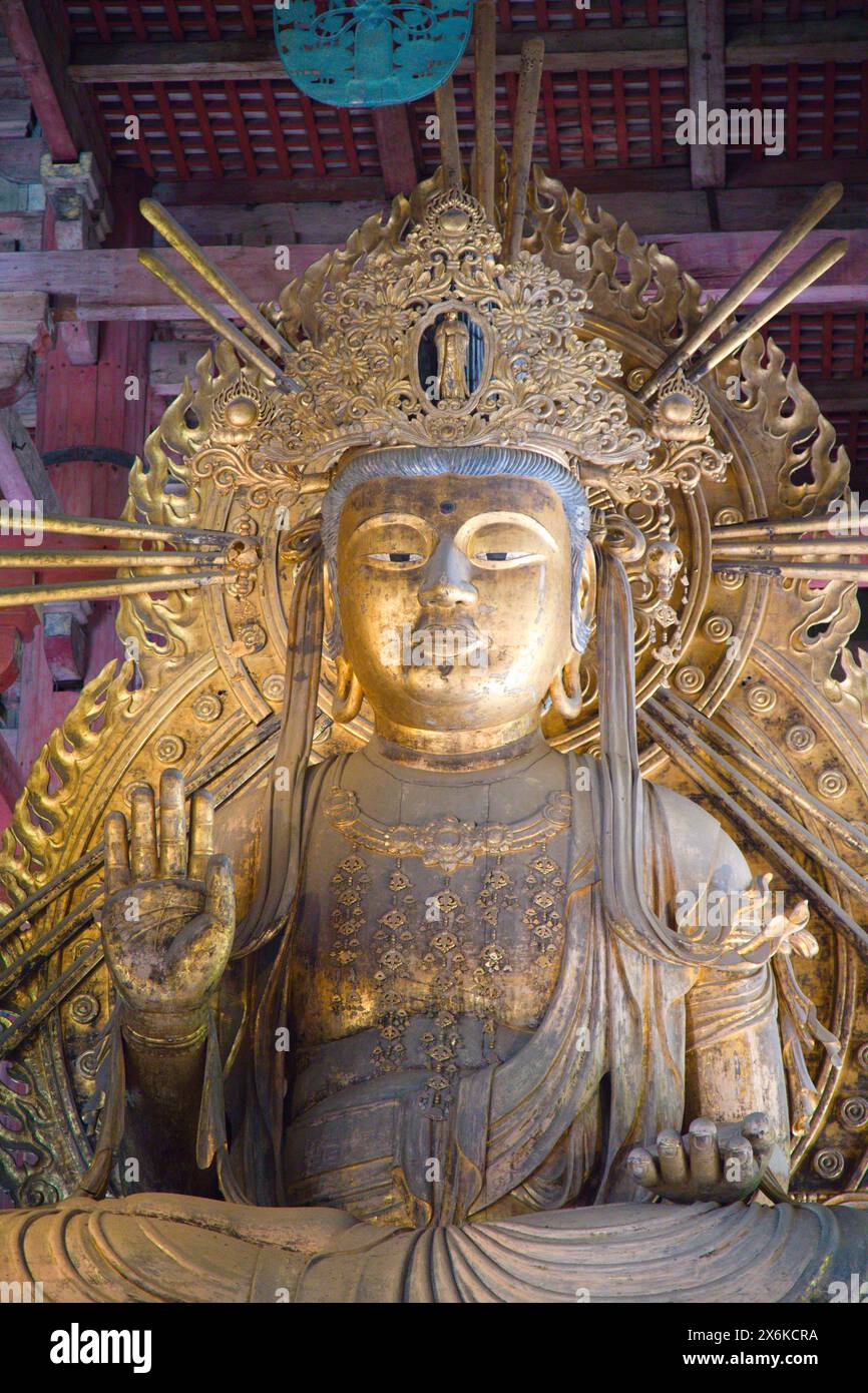 Japan, Nara, Todaiji Temple, Kokuzo Bodhisattva, statue Stock Photo - Alamy