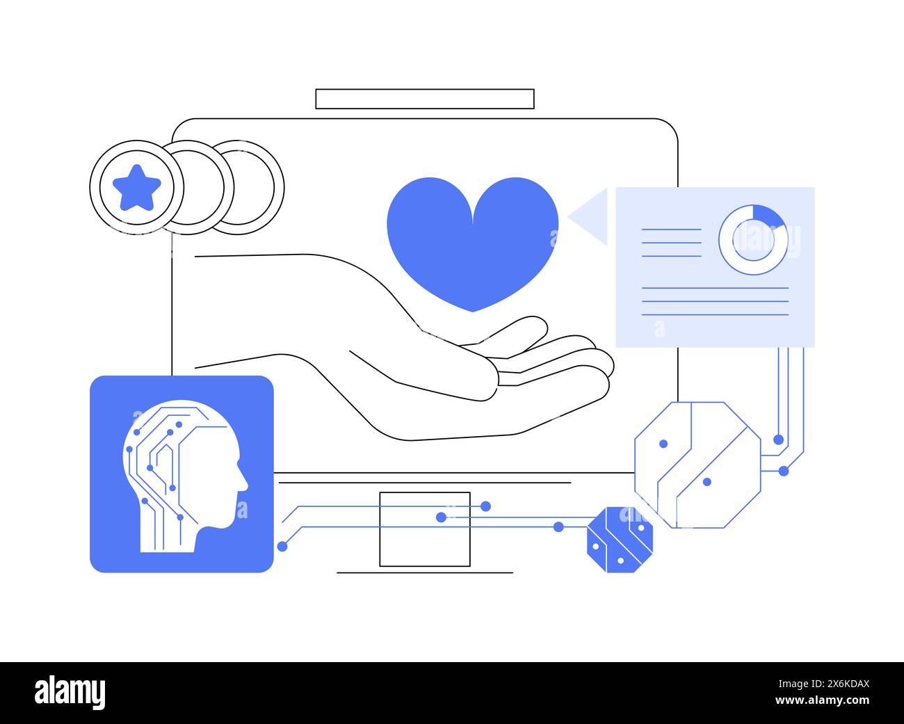 AI-Driven Nonprofit Marketing abstract concept vector illustration ... AI-Driven Nonprofit Marketing abstract concept vector illustration ...