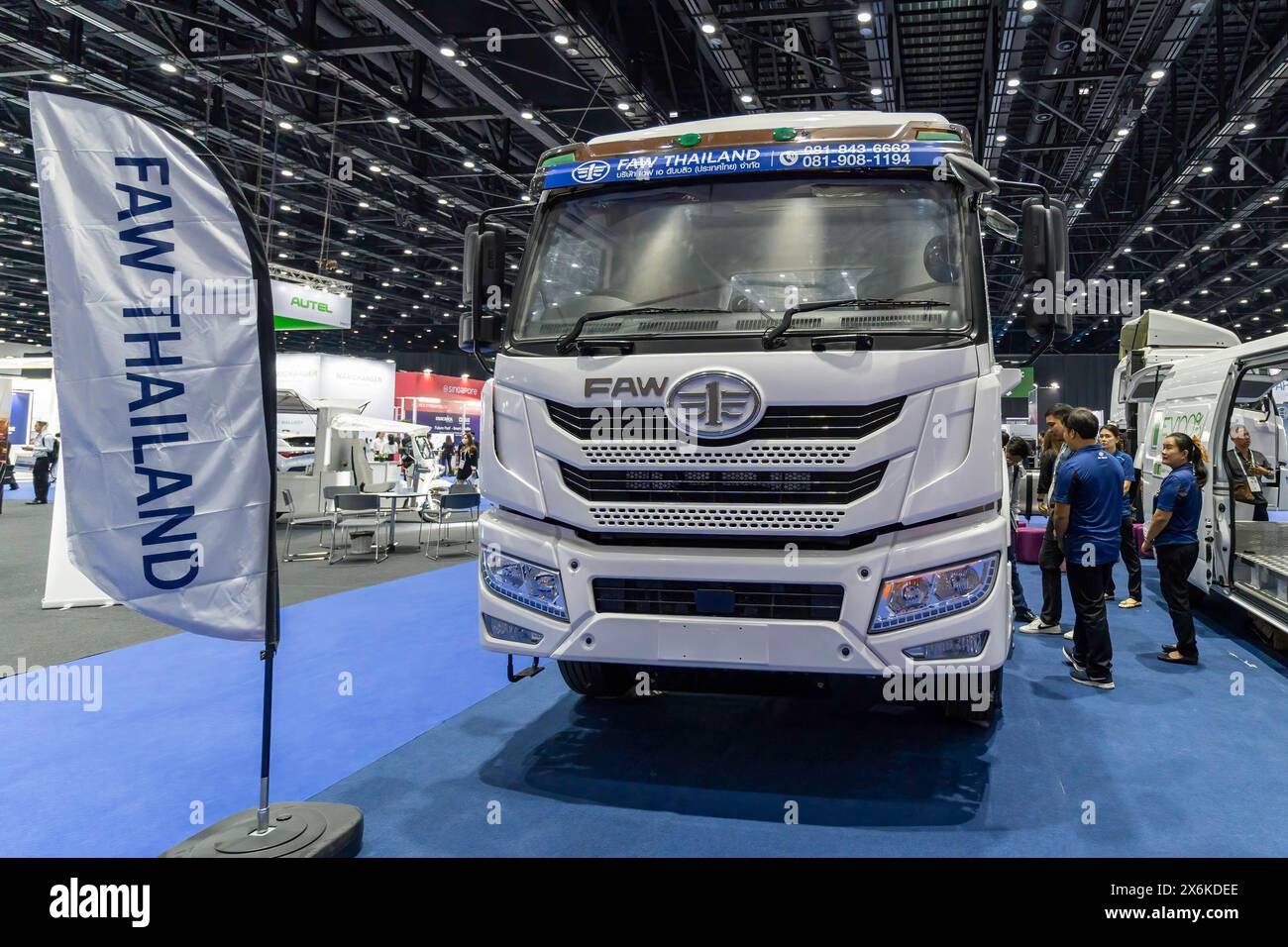 Bangkok, Thailand. 15th May, 2024. A view of the booth of FAW Thailand ...