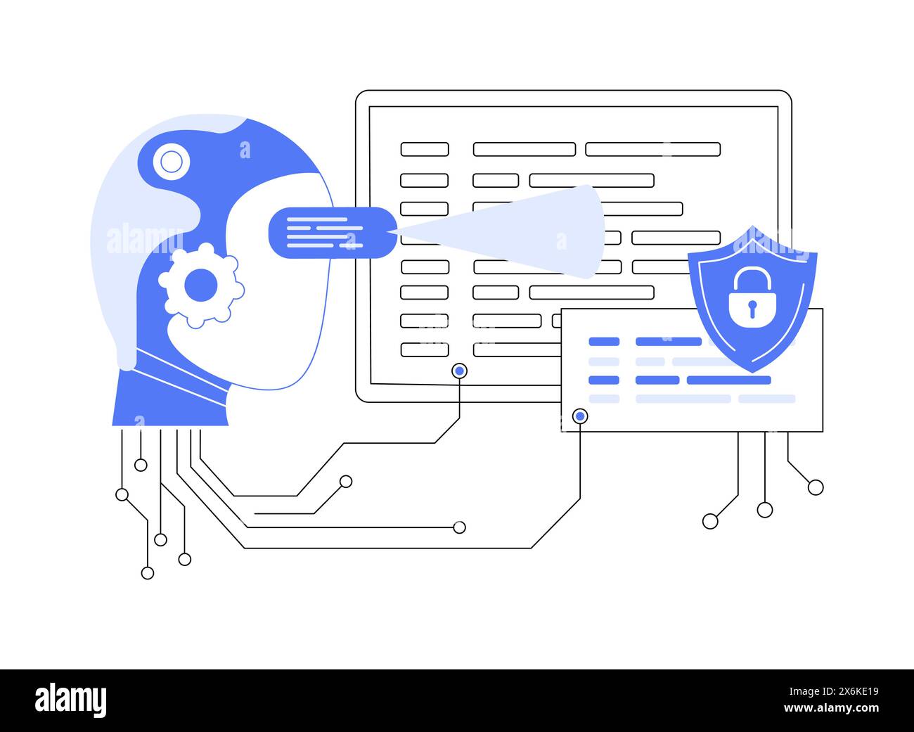 AI-Enhanced Threat Detection abstract concept vector illustration Stock ... AI-Enhanced Threat Detection abstract concept vector illustration Stock ...
