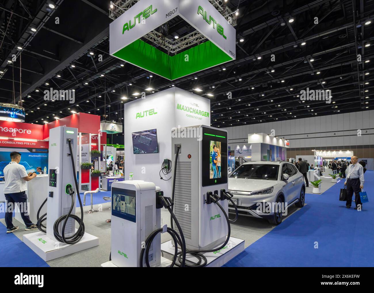 Bangkok, Thailand. 15th May, 2024. A view of the booth of Autel, a ...