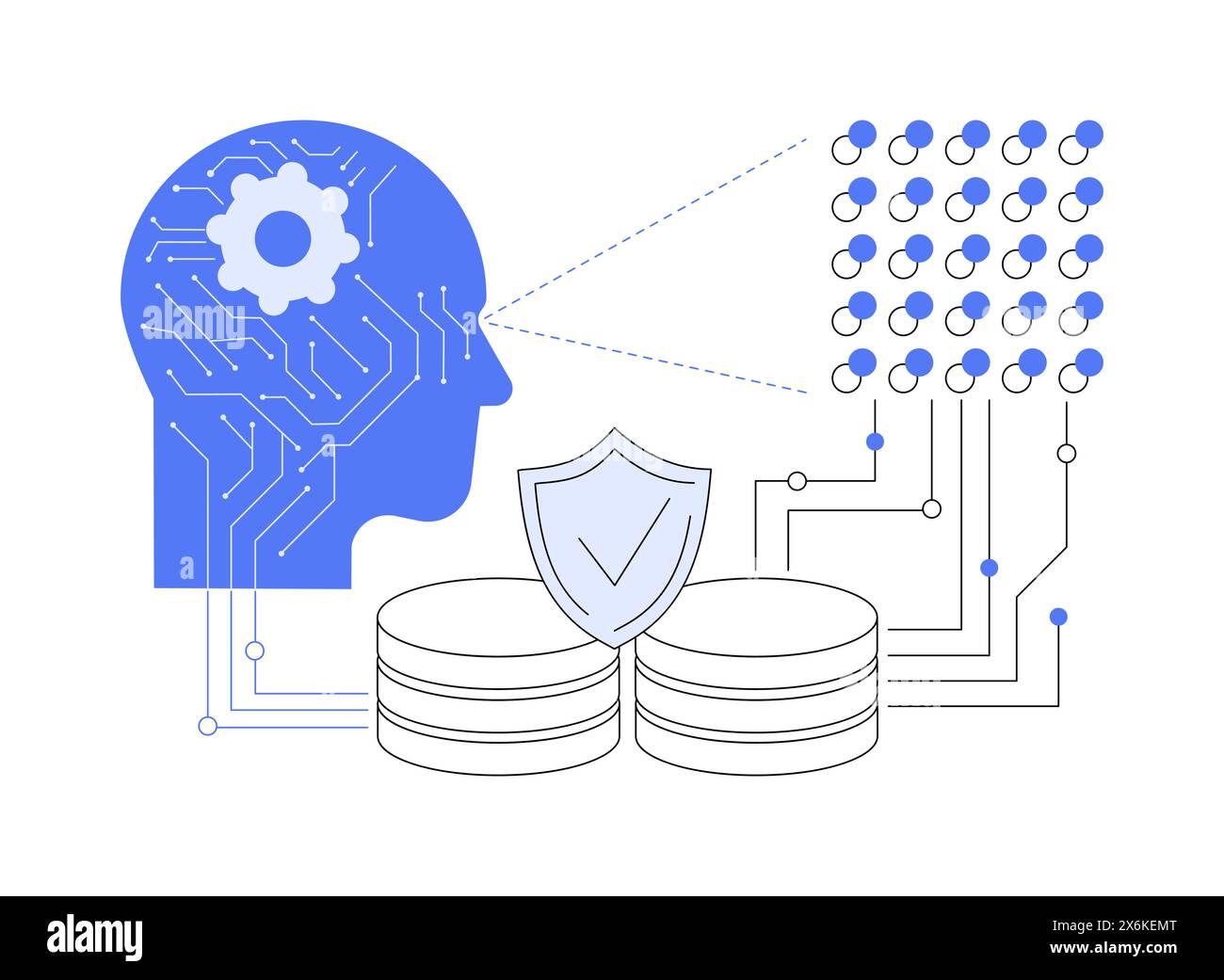 AI-Analyzed Compliance Monitoring abstract concept vector illustration ...