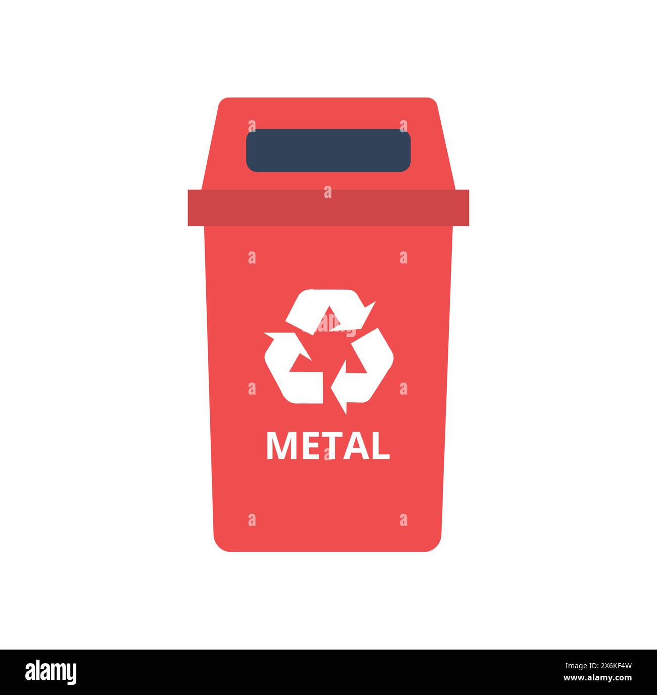 Isolated metal recycling container symbol Stock Vector Image & Art - Alamy