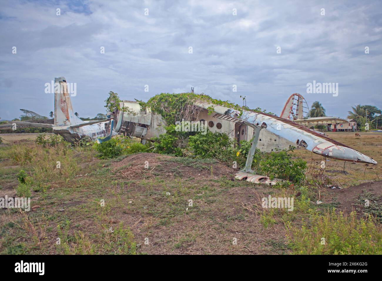 Lost Place - Abandoned airfield on Grenada, Caribbean Stock Photo - Alamy