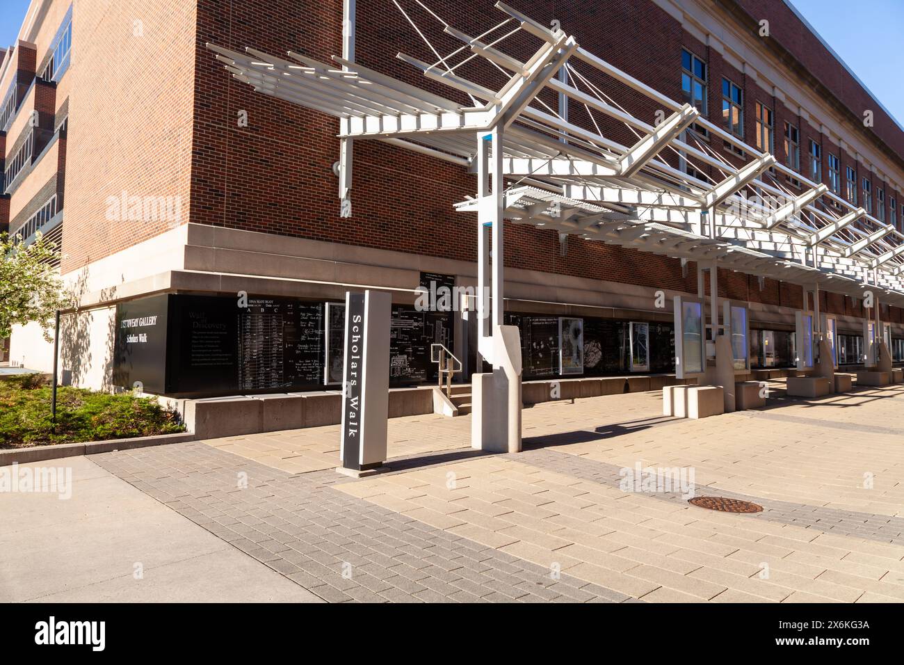 Scholars Walk on the campus of the University of Minnesota Stock Photo ...