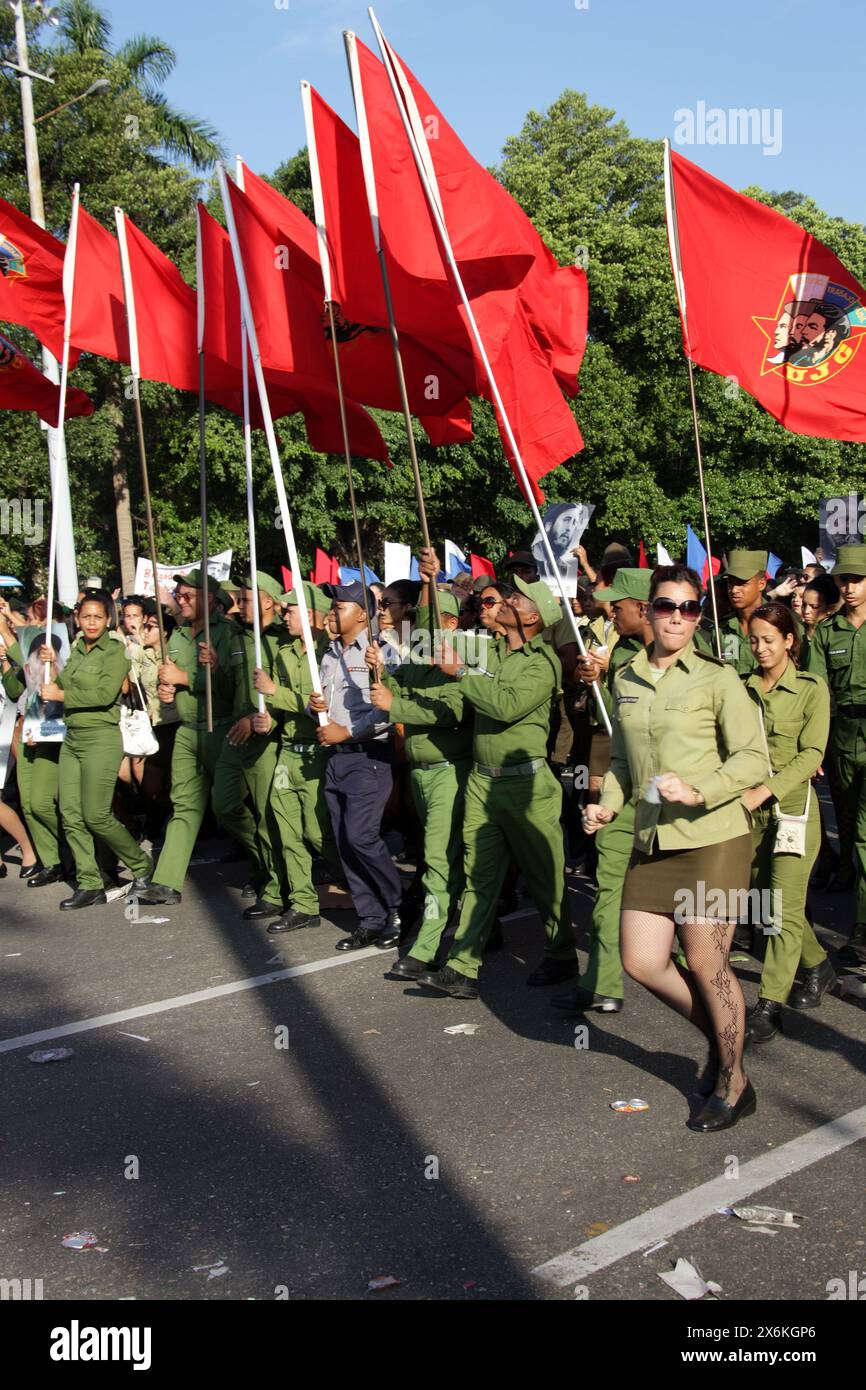 Municipal Workers Marching in the May Day Parade on 1st May 2016 ...