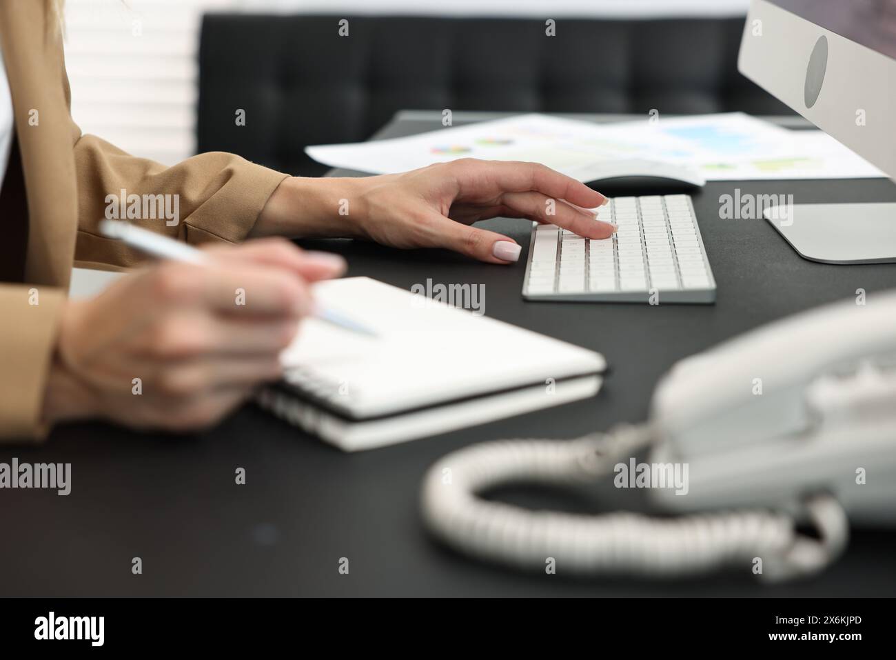 Secretary taking notes hi-res stock photography and images - Alamy