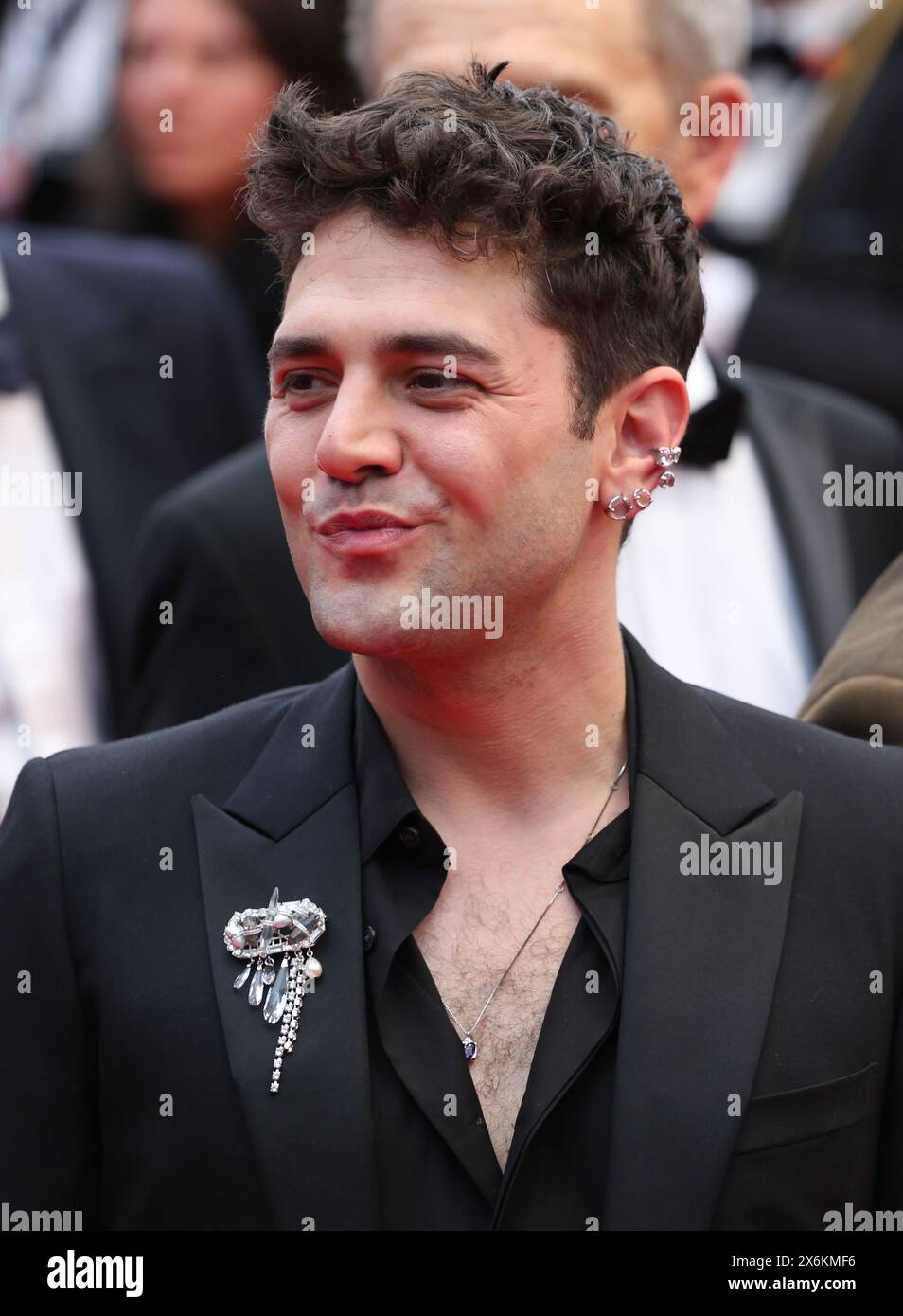 Cannes, France, 15th May, 2024. Xavier Dolan arriving on the red carpet ...