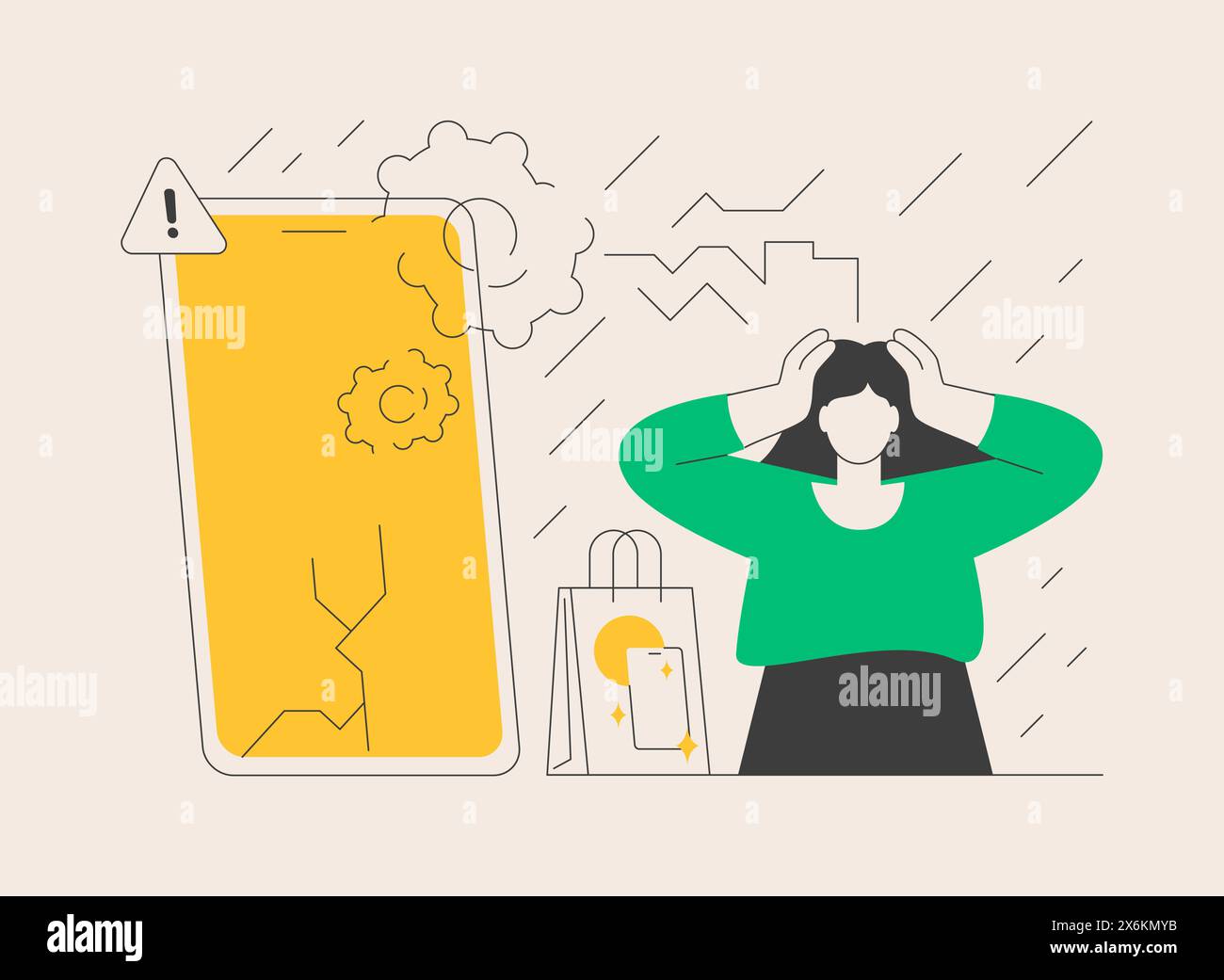 Defective product abstract concept vector illustration Stock Vector ...