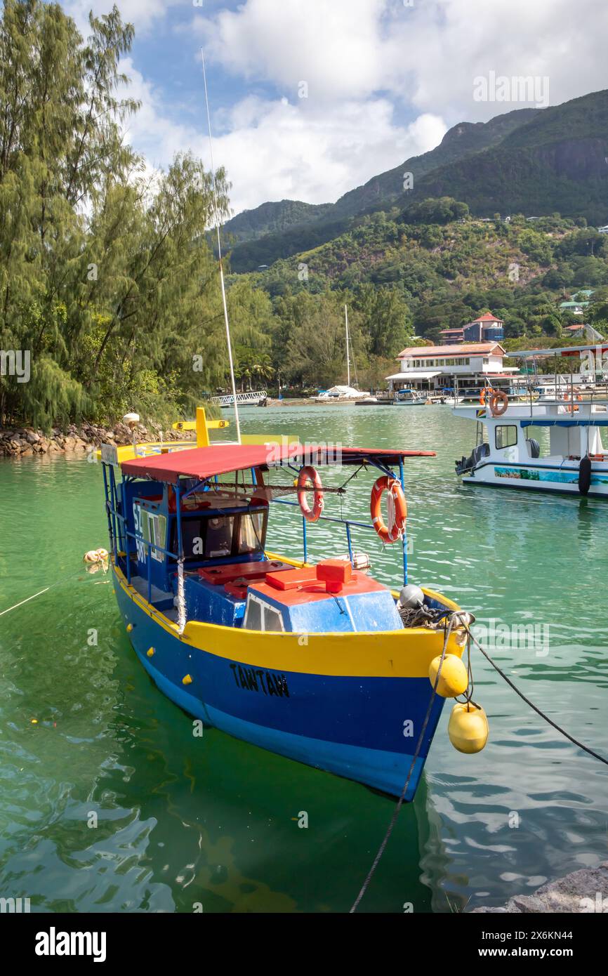 Harbour of mahe at the seychelles hi-res stock photography and images ...