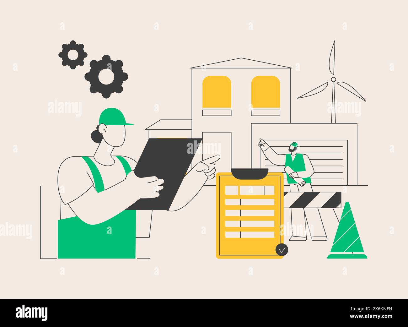 Building regulations abstract concept vector illustration Stock Vector ...