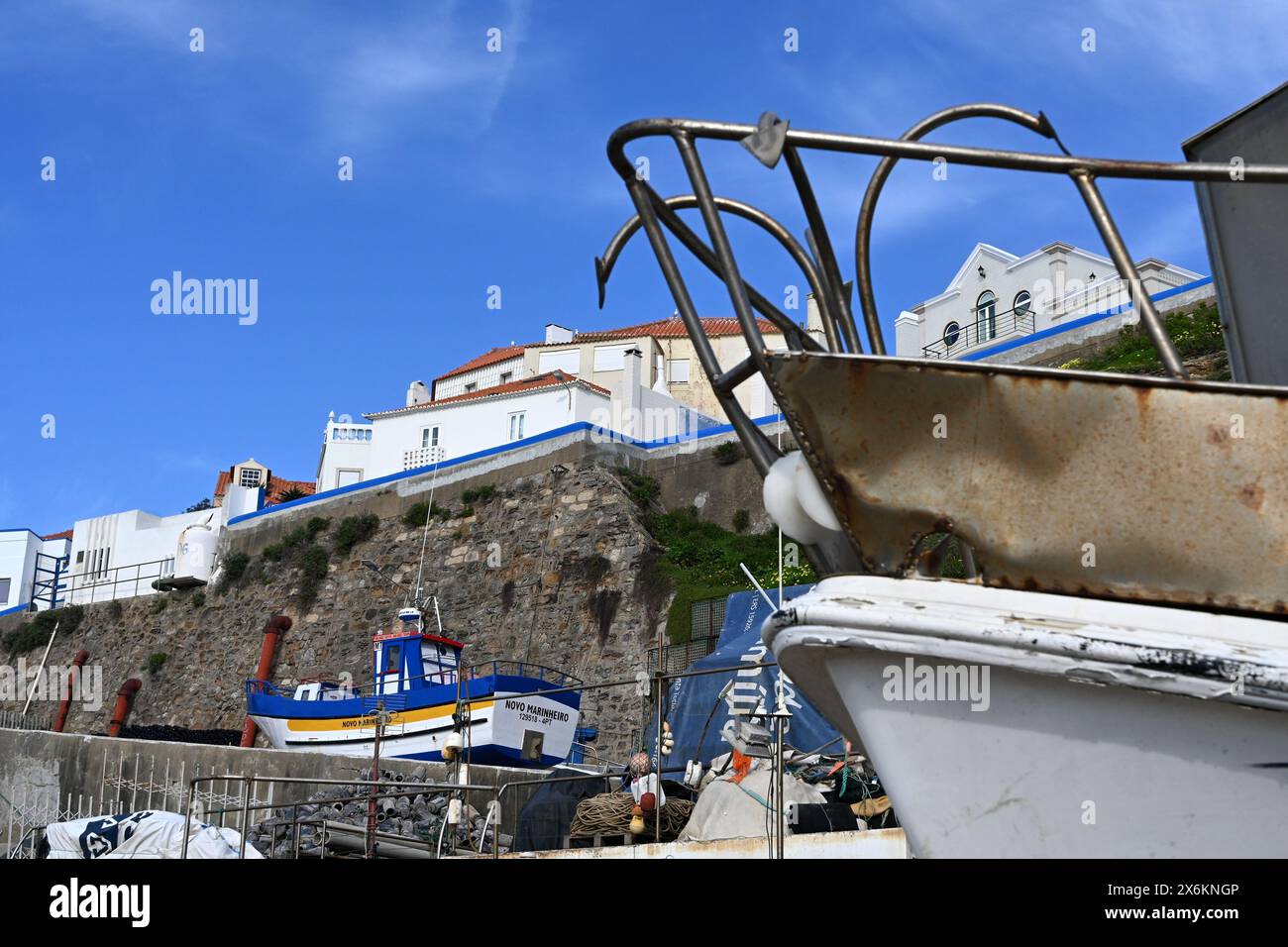 in the port of Ericeira, Portugal Stock Photo - Alamy