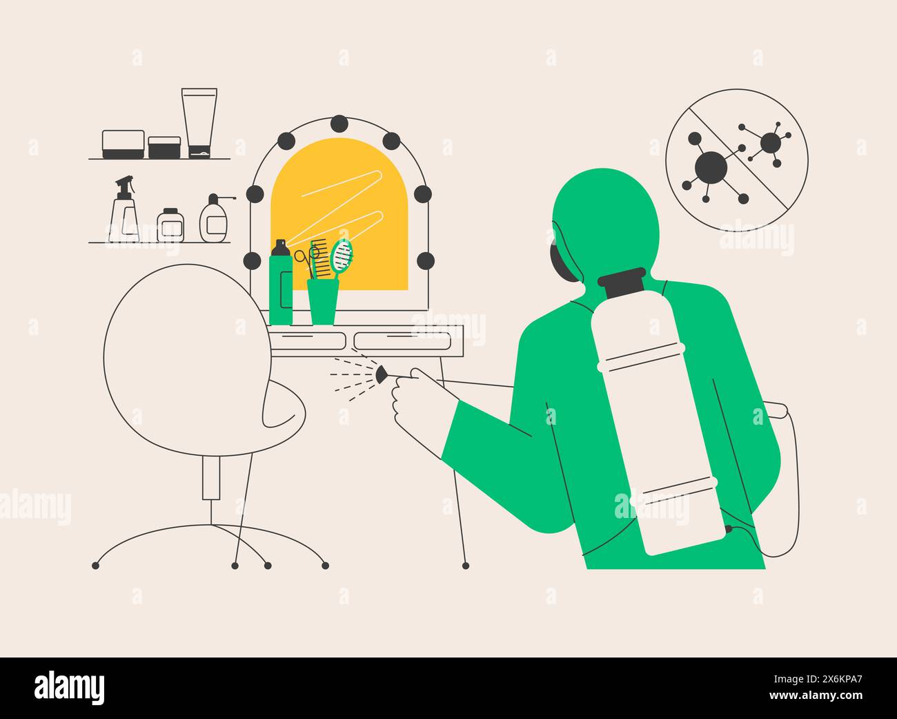 Beauty salons sanitation abstract concept vector illustration Stock Vector Image & Art - Alamy