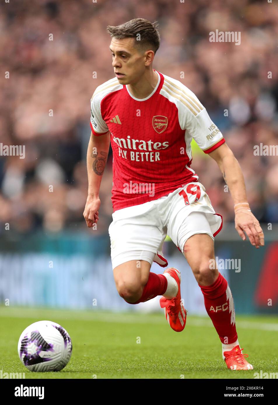 Leandro Trossard of Arsenal - Tottenham Hotspur v Arsenal, Premier League, Tottenham Hotspur ...