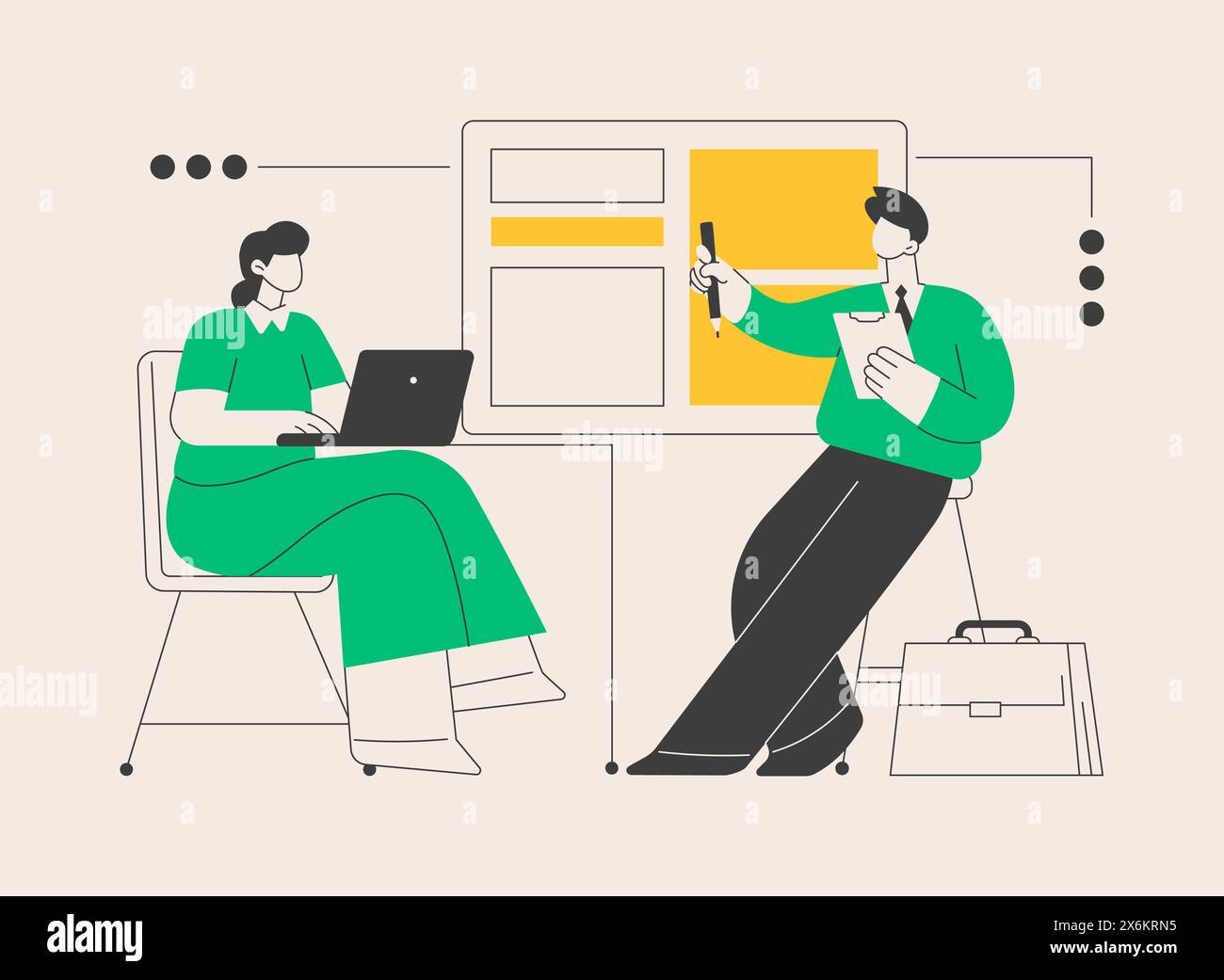 Internship abstract concept vector illustration Stock Vector Image ...