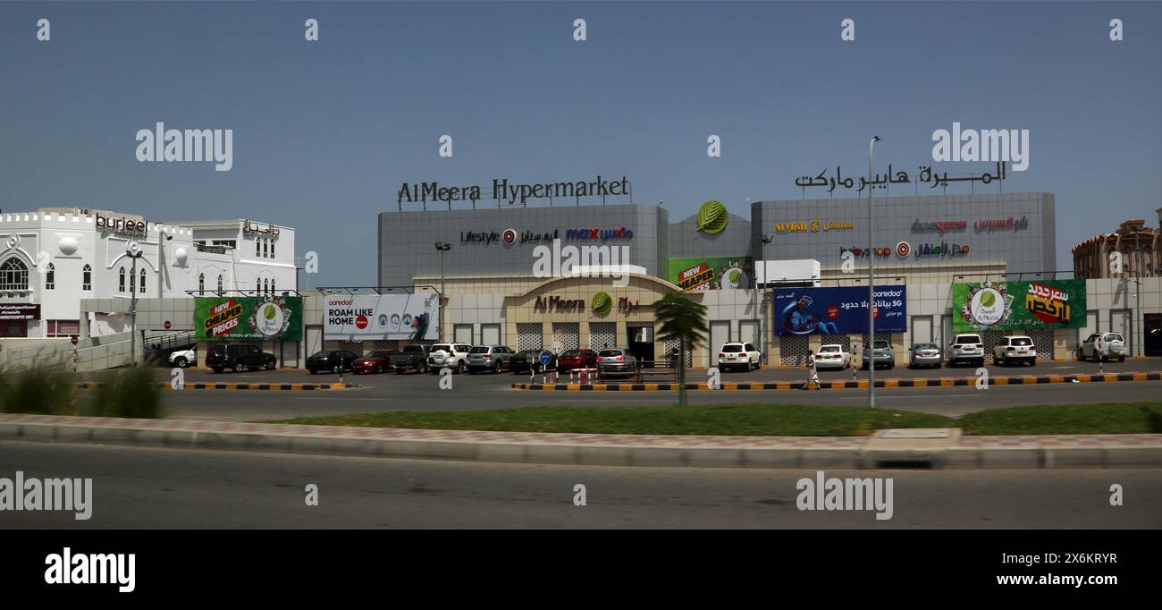 Al Meera Hypermarket on the Road to Muscat International Airport Oman ...