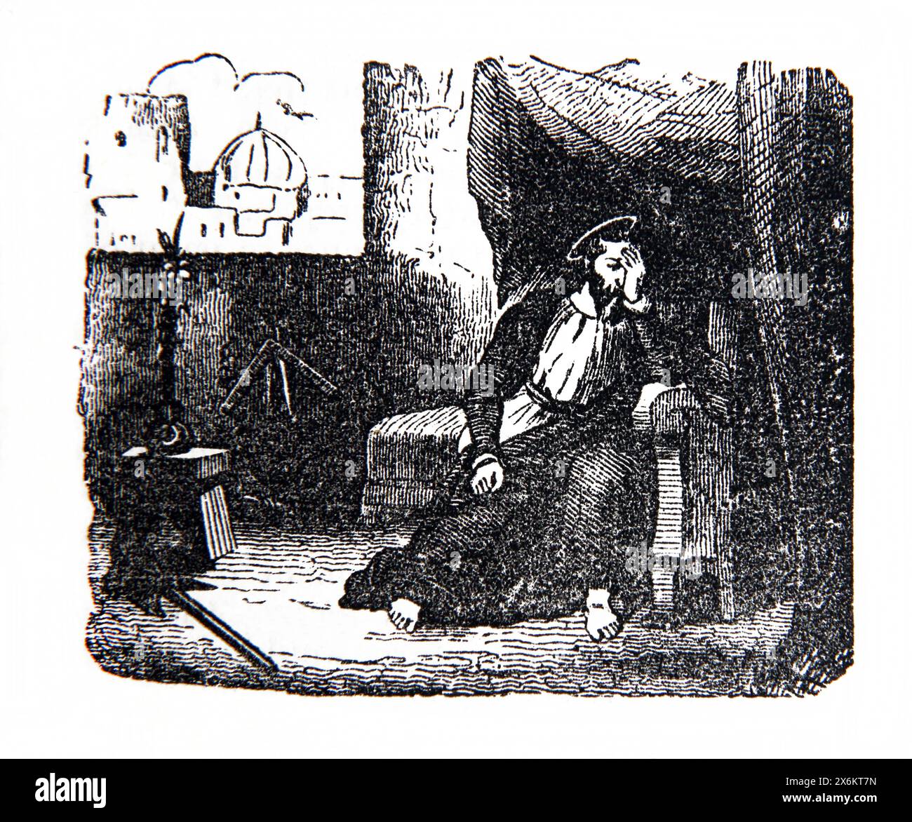Wood Engraving "The Princes put him in Prison" (Jeremiah) - Jeremiah ...