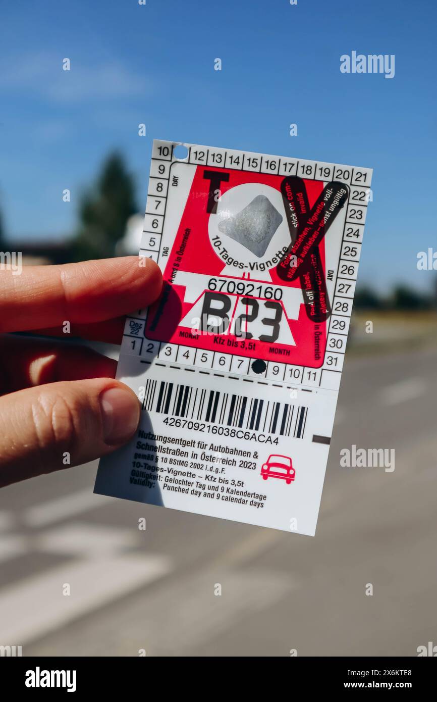 Toll sticker hi-res stock photography and images - Alamy