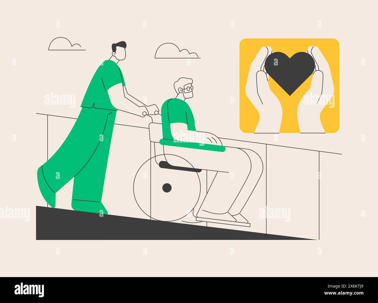 Social assistance abstract concept vector illustration Stock Vector ...