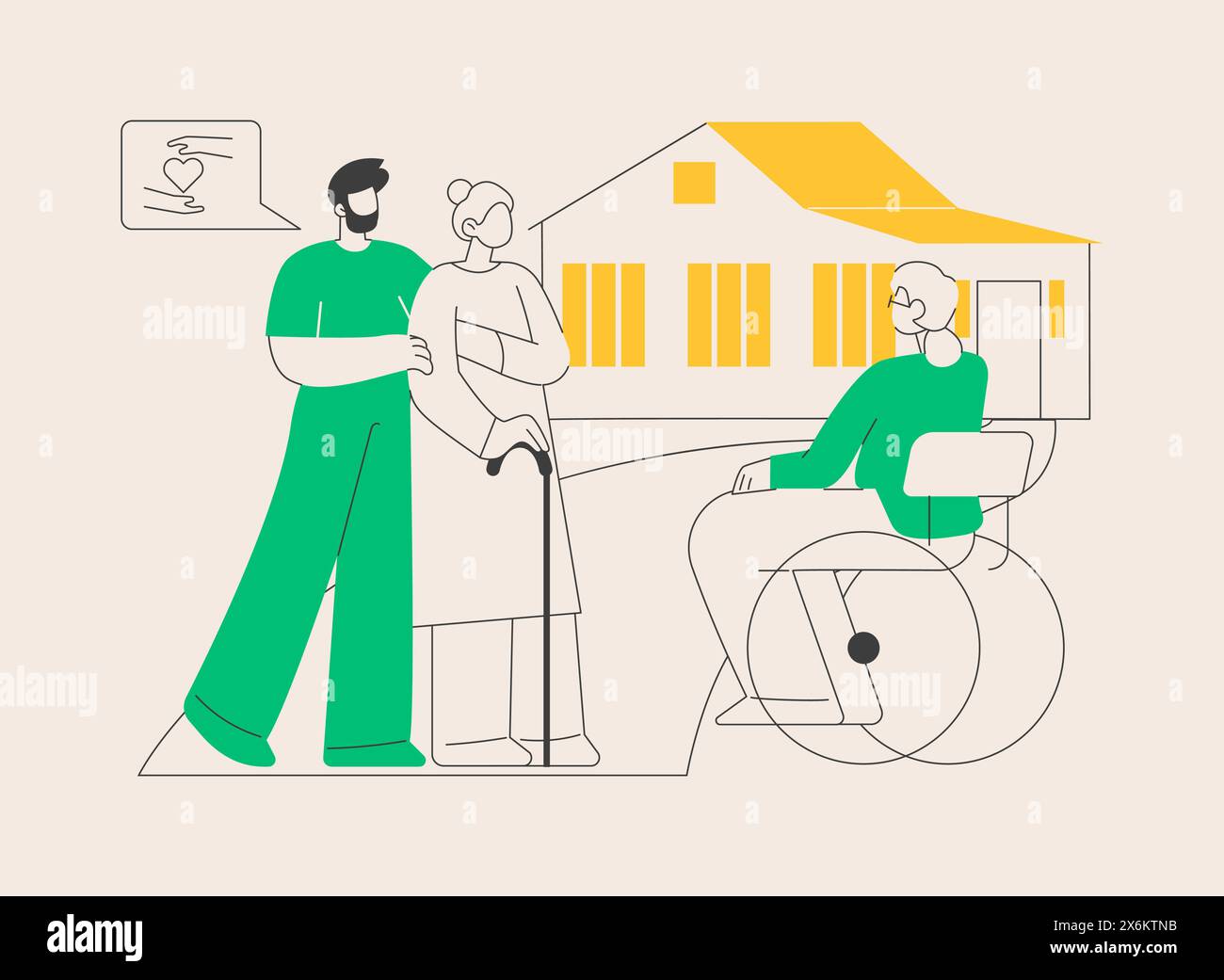 Social facilities abstract concept vector illustration Stock Vector ...