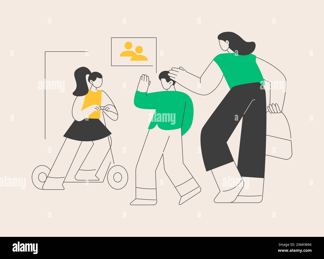 Social development abstract concept vector illustration Stock Vector ...