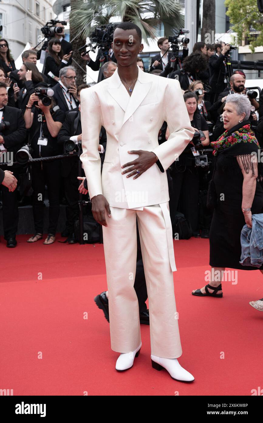 Cannes, France. 15th May, 2024. Alioune Badara Fall attends the ...