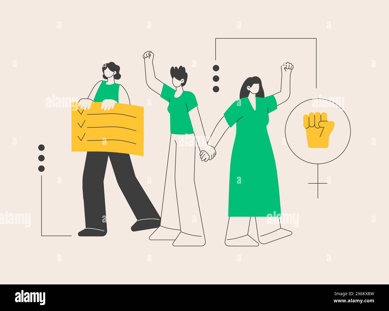 Emancipation abstract concept vector illustration Stock Vector Image ...