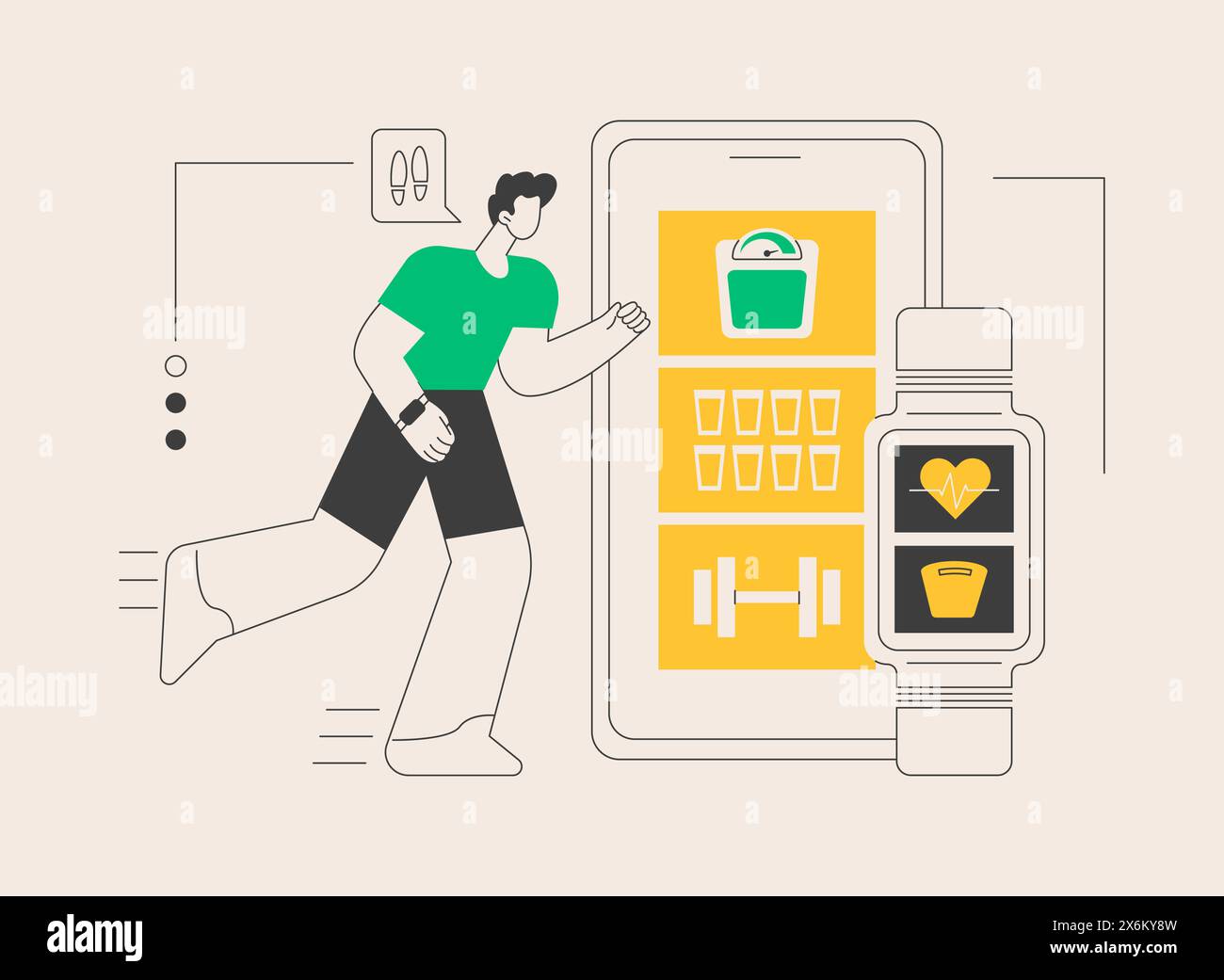 Smart training abstract concept vector illustration Stock Vector Image ...