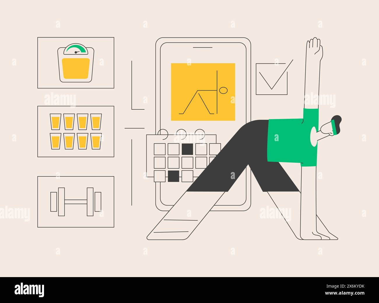 Smart training abstract concept vector illustration Stock Vector Image ...