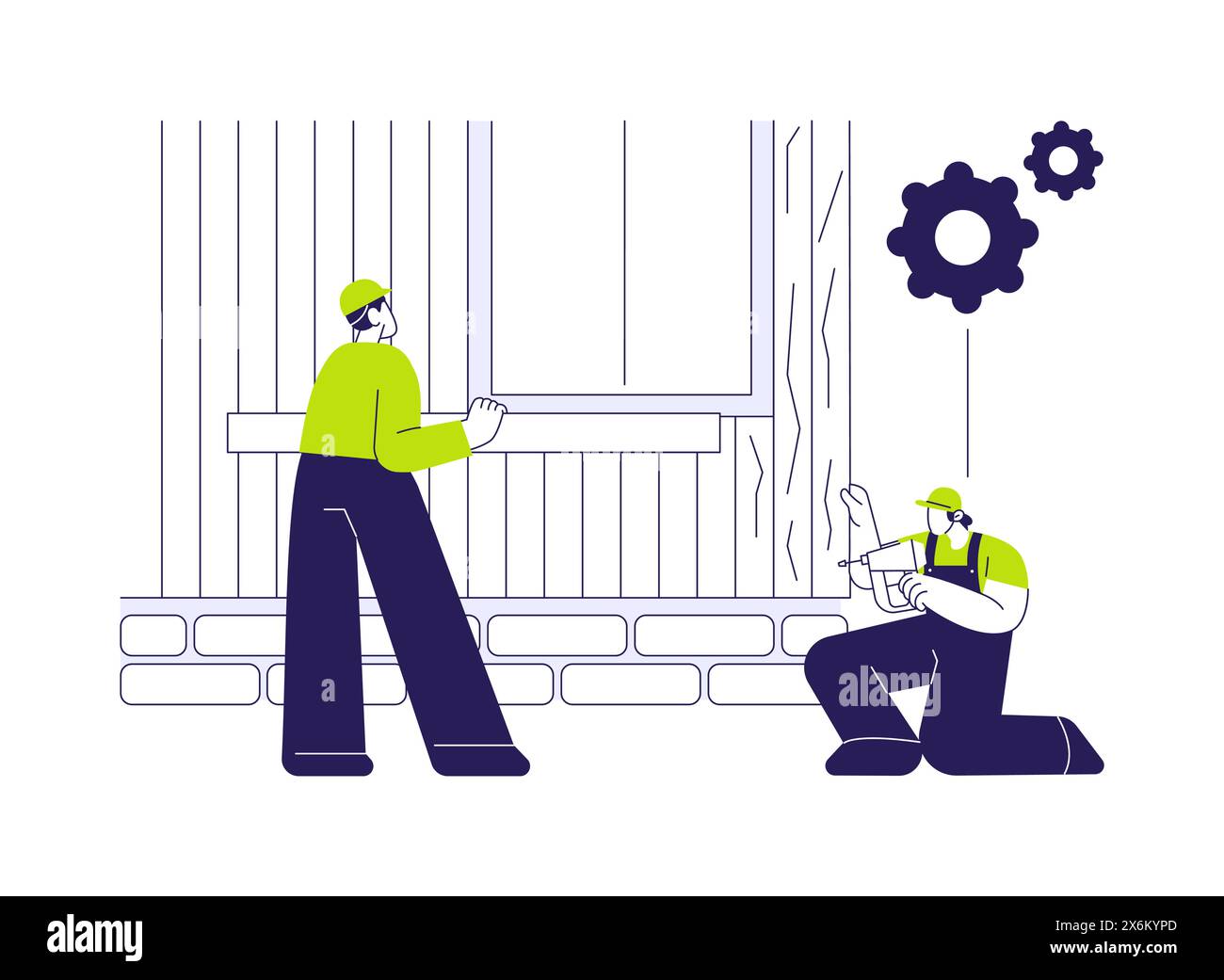 Exterior siding abstract concept vector illustration Stock Vector Image ...