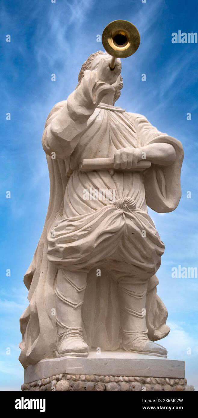 Statue at the Sanctuary of Santa María Magdalena,Novelda Stock Photo ...