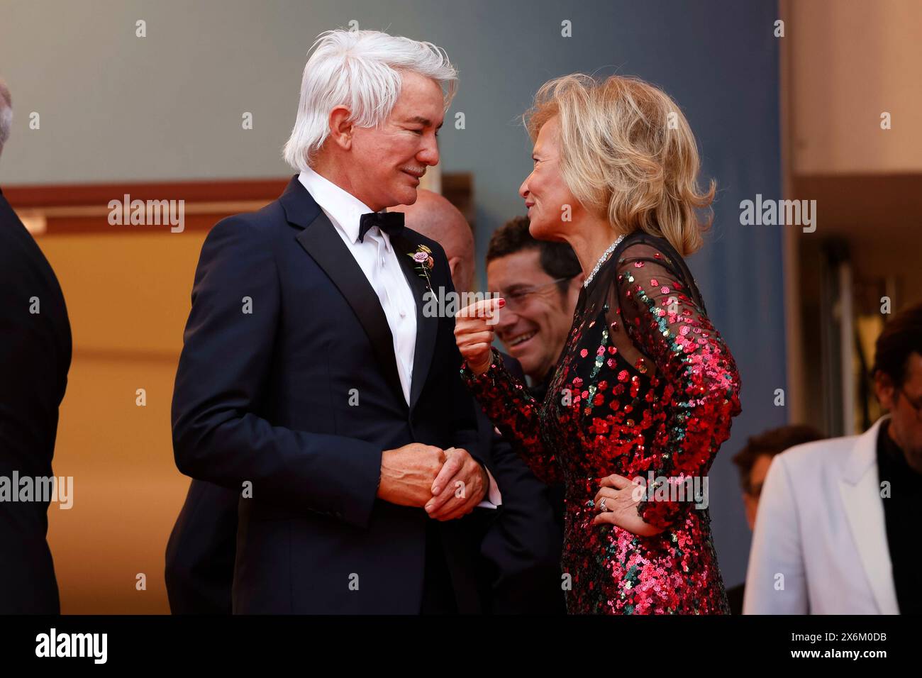 Baz Luhrmann and Iris Knobloch attend the premiere of 'Furiosa: A Mad ...