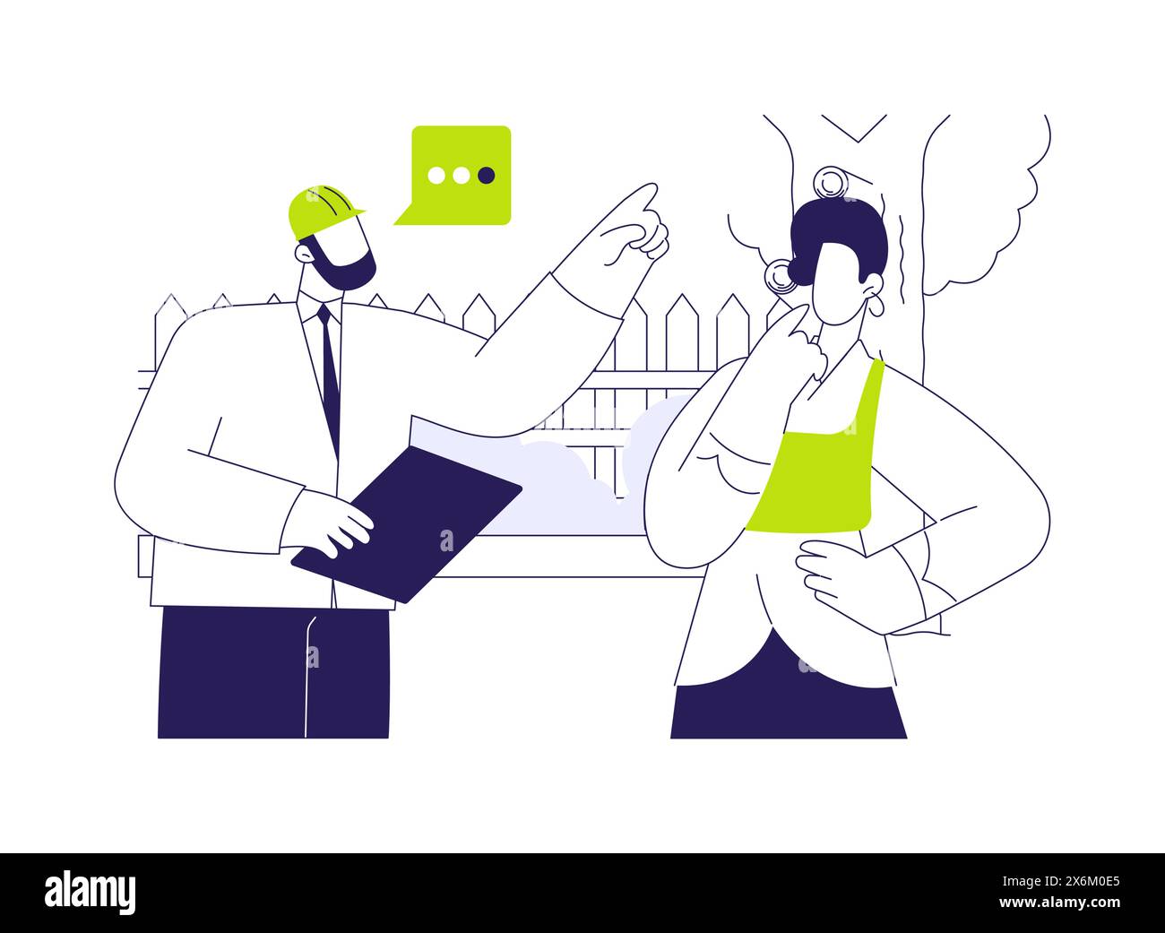 Landscape evaluation abstract concept vector illustration Stock Vector ...