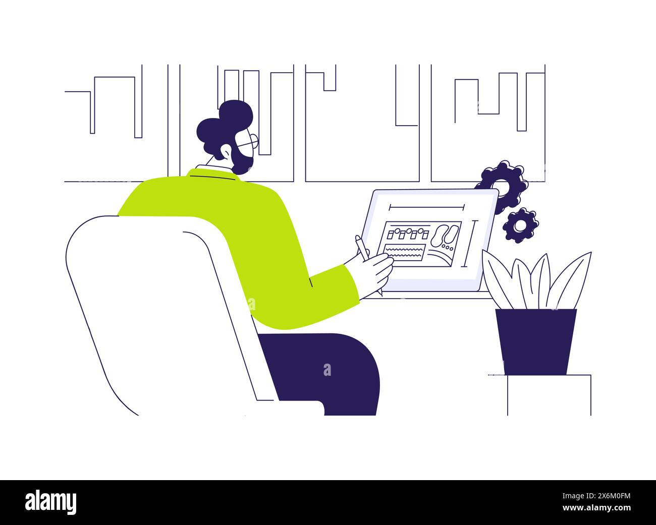 Landscape Design Plan Development Abstract Concept Vector Illustration Stock Vector Image And Art