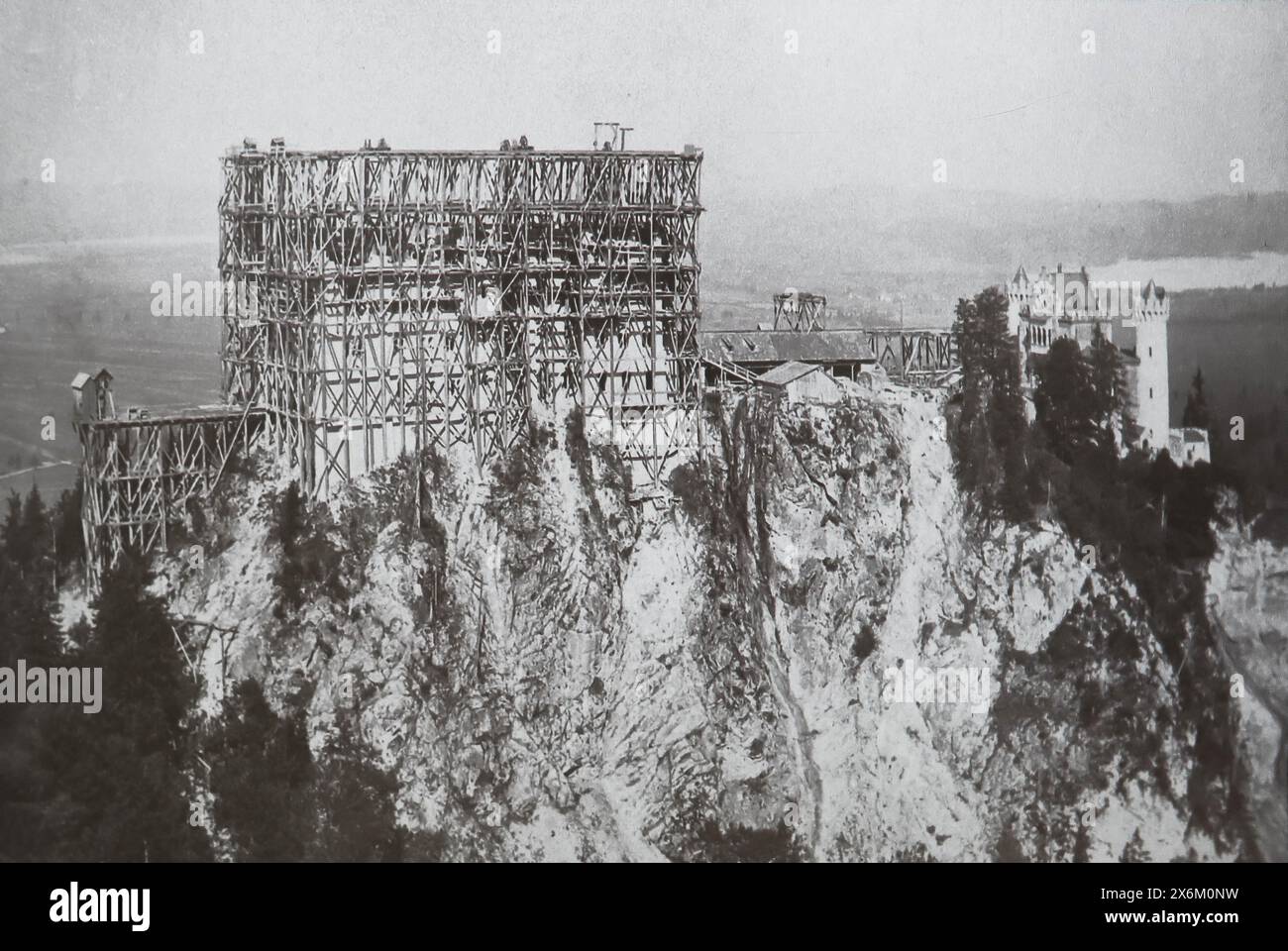 Neuschwanstein Castle Construction Neuschwanstein