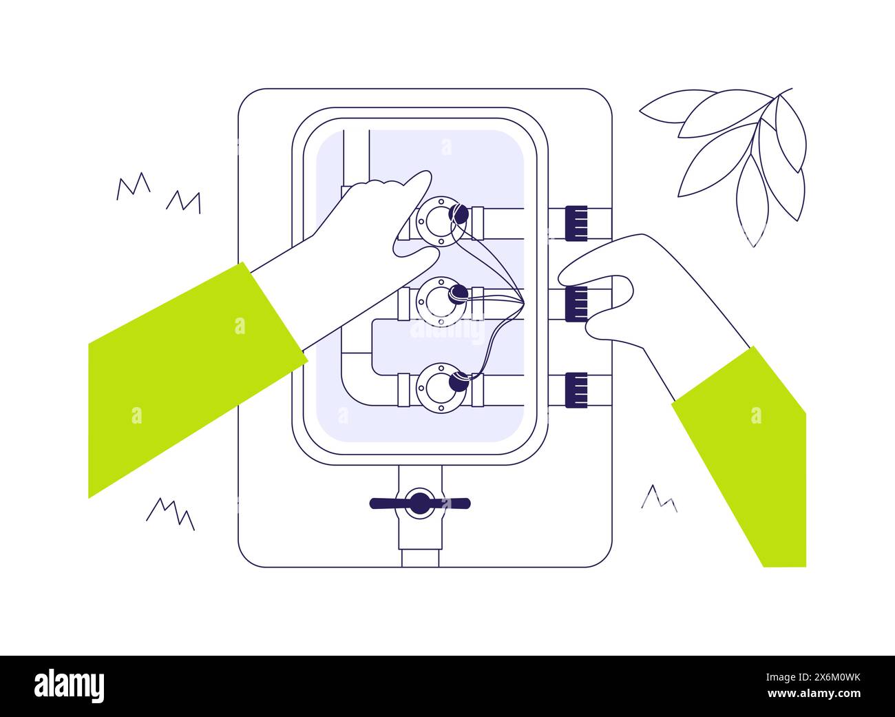 Valve box abstract concept vector illustration Stock Vector Image & Art ...