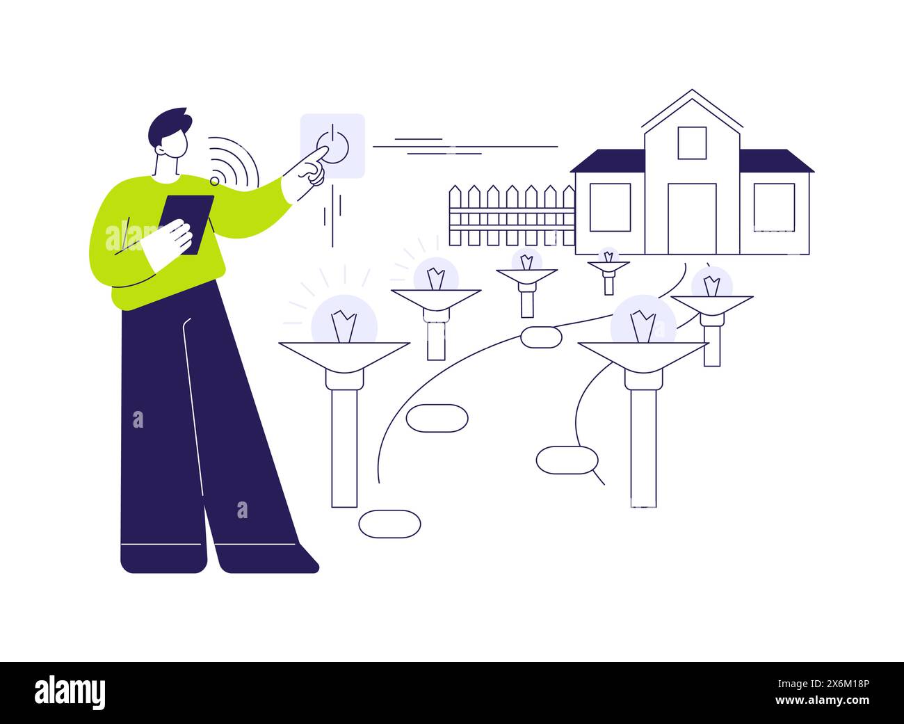 Pathways illustration Stock Vector Images - Alamy