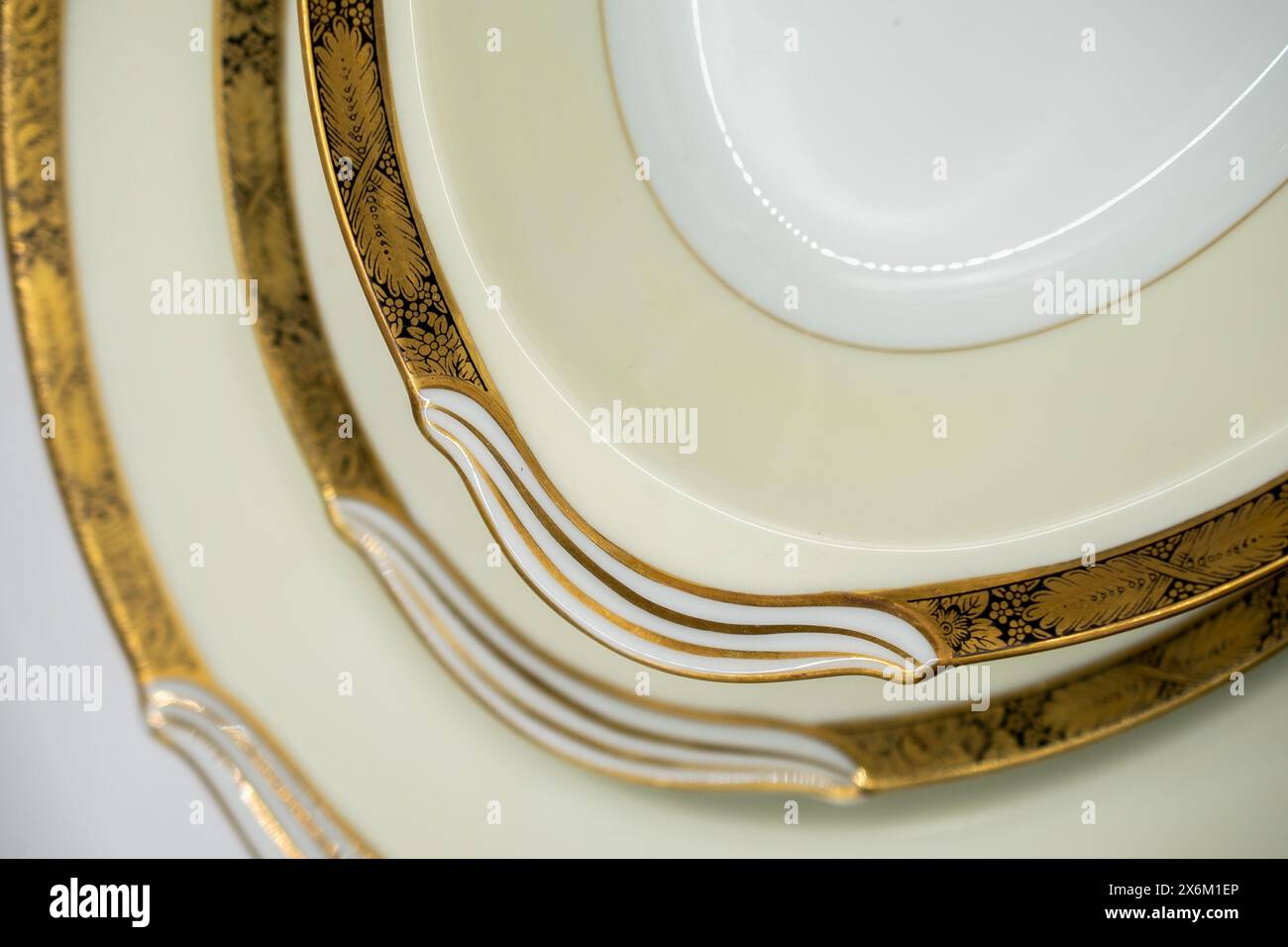 antique porcelain pieces Stock Photo - Alamy